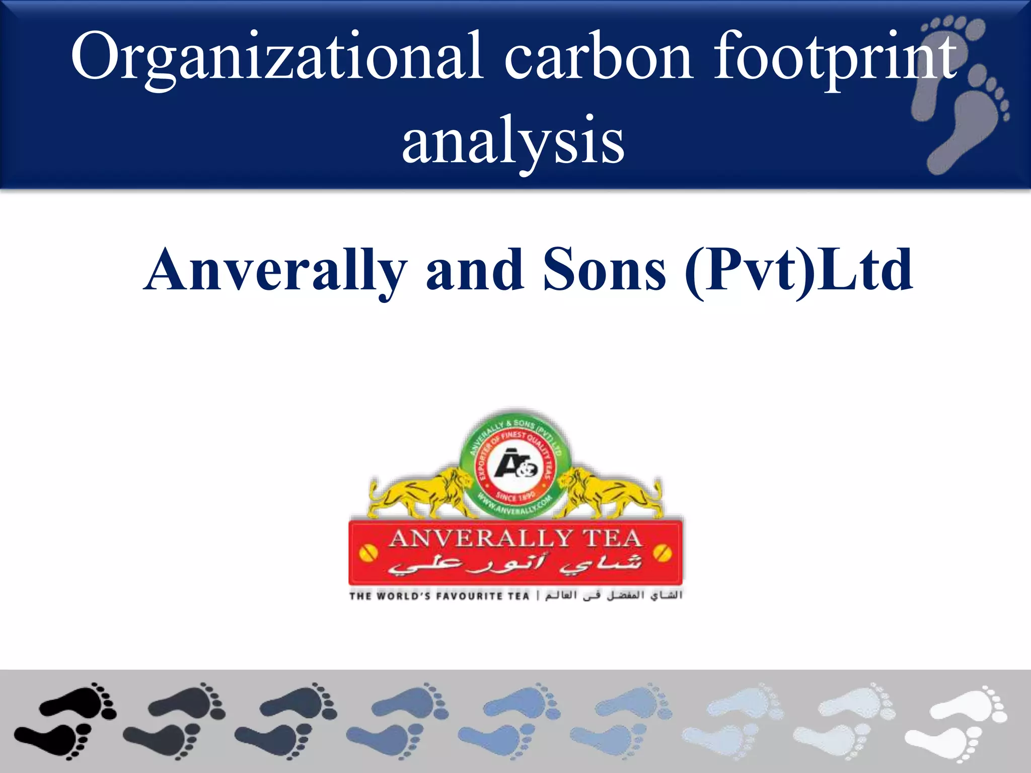 Organisational carbon footprint analysis | PPTX
