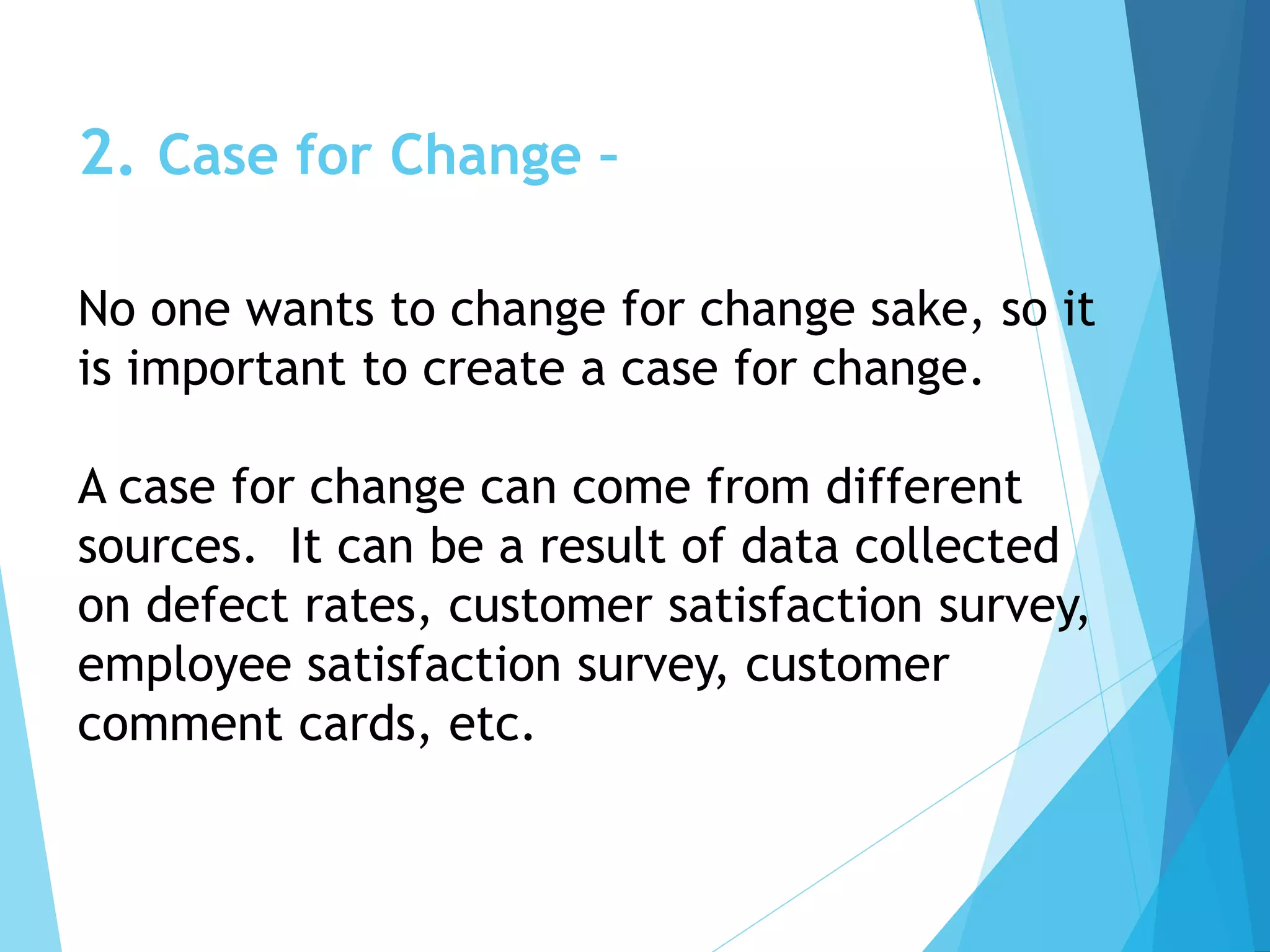 Organisational change implementation | PPTX