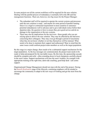 Organisational change management | DOC