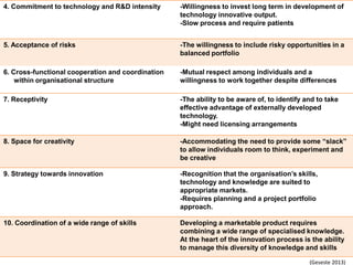 Organisational characteristics that | PPTX