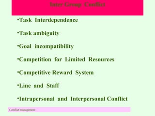 Organisationalconflict | PPT