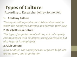 Organisational culture | PPTX