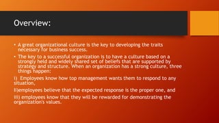 Organisational culture | PPT
