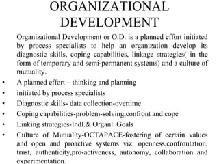 Organisational development | PPT