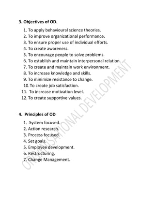 Organisational Development TYBMS | PDF