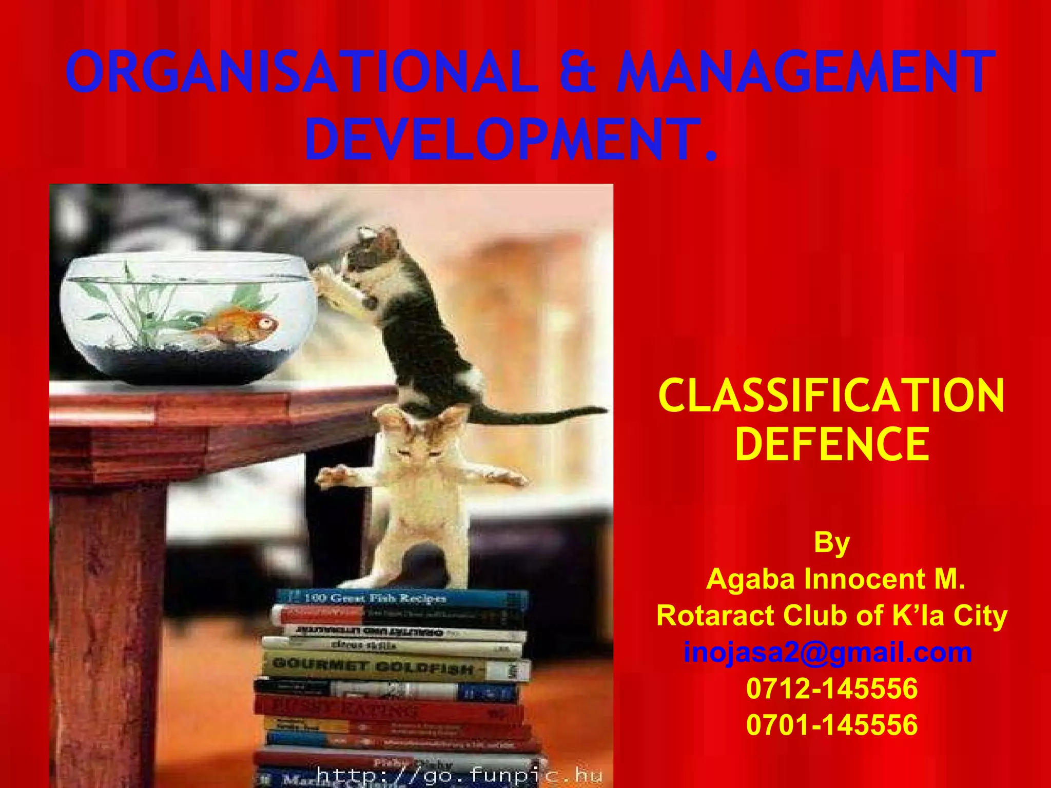 Organisational development innocent agaba | PPT