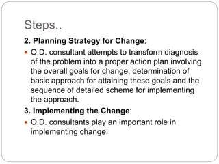 Organisational development (process & od vs md) | PPTX