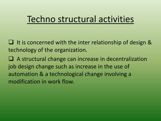 Organisational development techniques & applications | PPTX