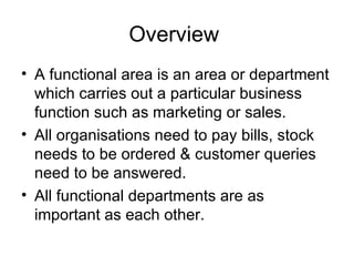 Organisational Functions | PPT