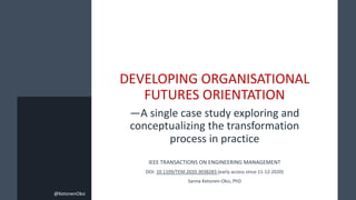 Organisational futures orientation | PDF