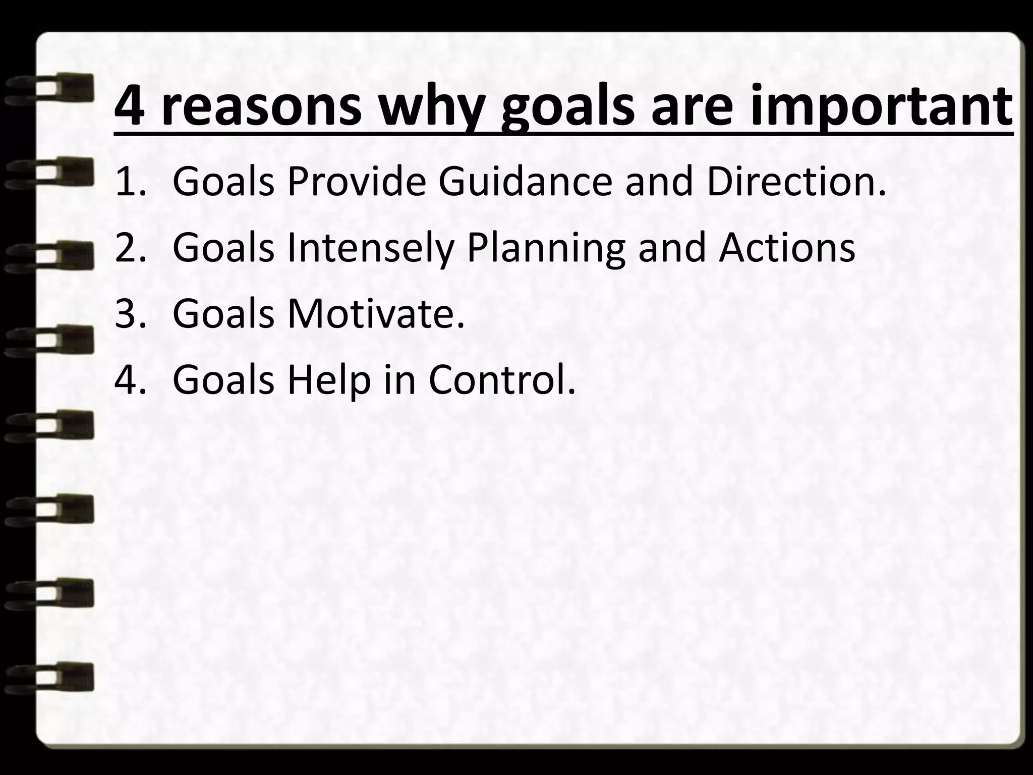 Organisational goals | PPTX