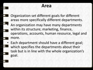 Organisational goals | PPTX