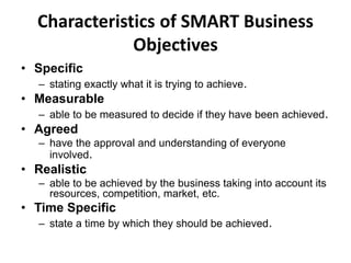 Organisational goals and objectives | PPTX