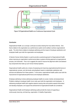 Organizational Health | PDF