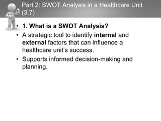 Organisational Planning and SWOT Analysis in Healthcare.pdf