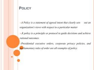 Organisational policy on hiring | PPT