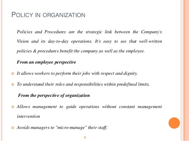 Organisational policy on hiring