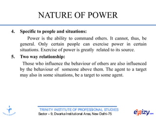 ORGANISATIONAL BEHAVIOUR - Organisational power | PPT | Science
