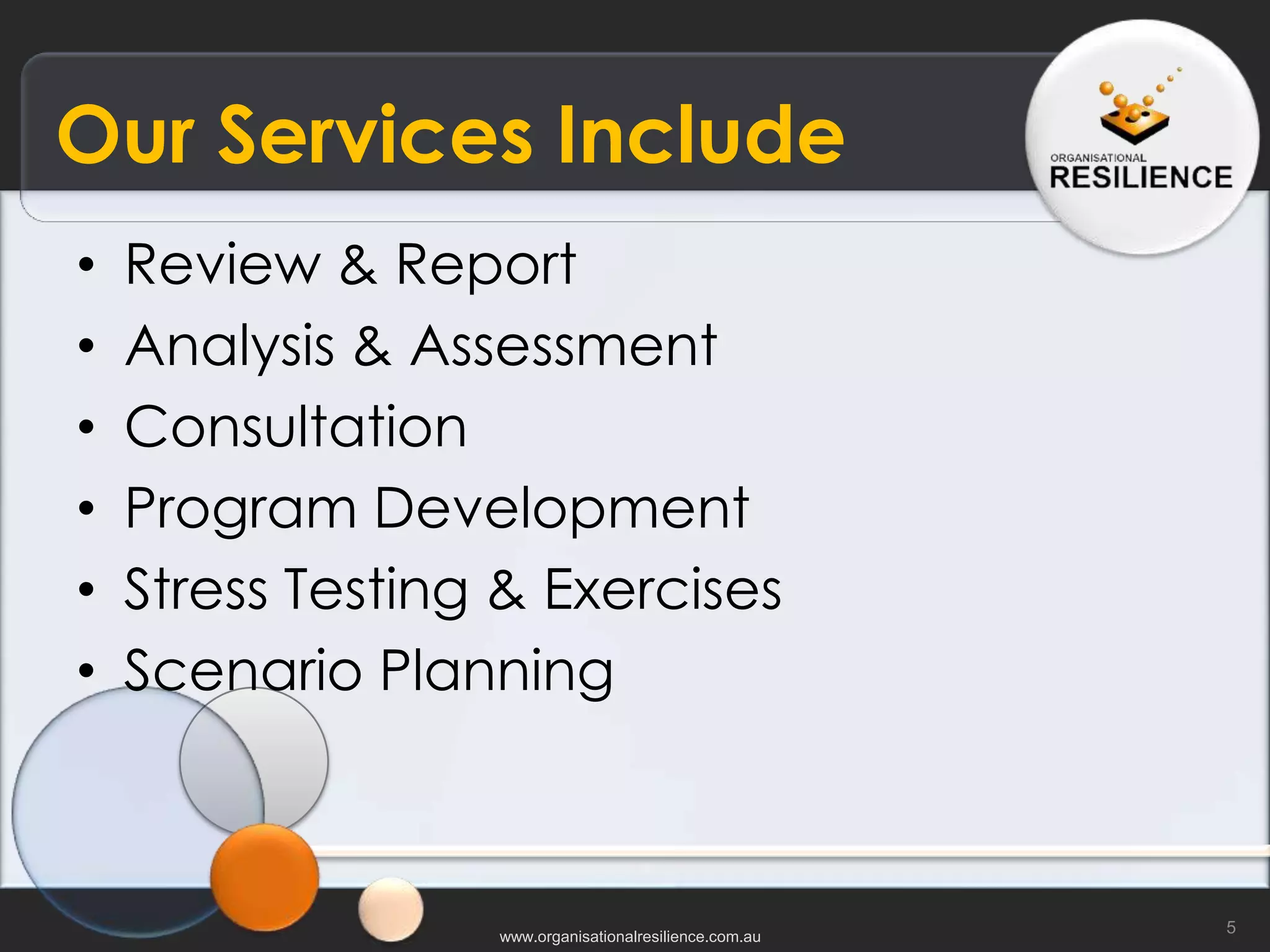 Organisational Resilience | PPT