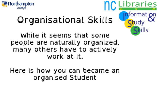 Organisational Skills | PPT