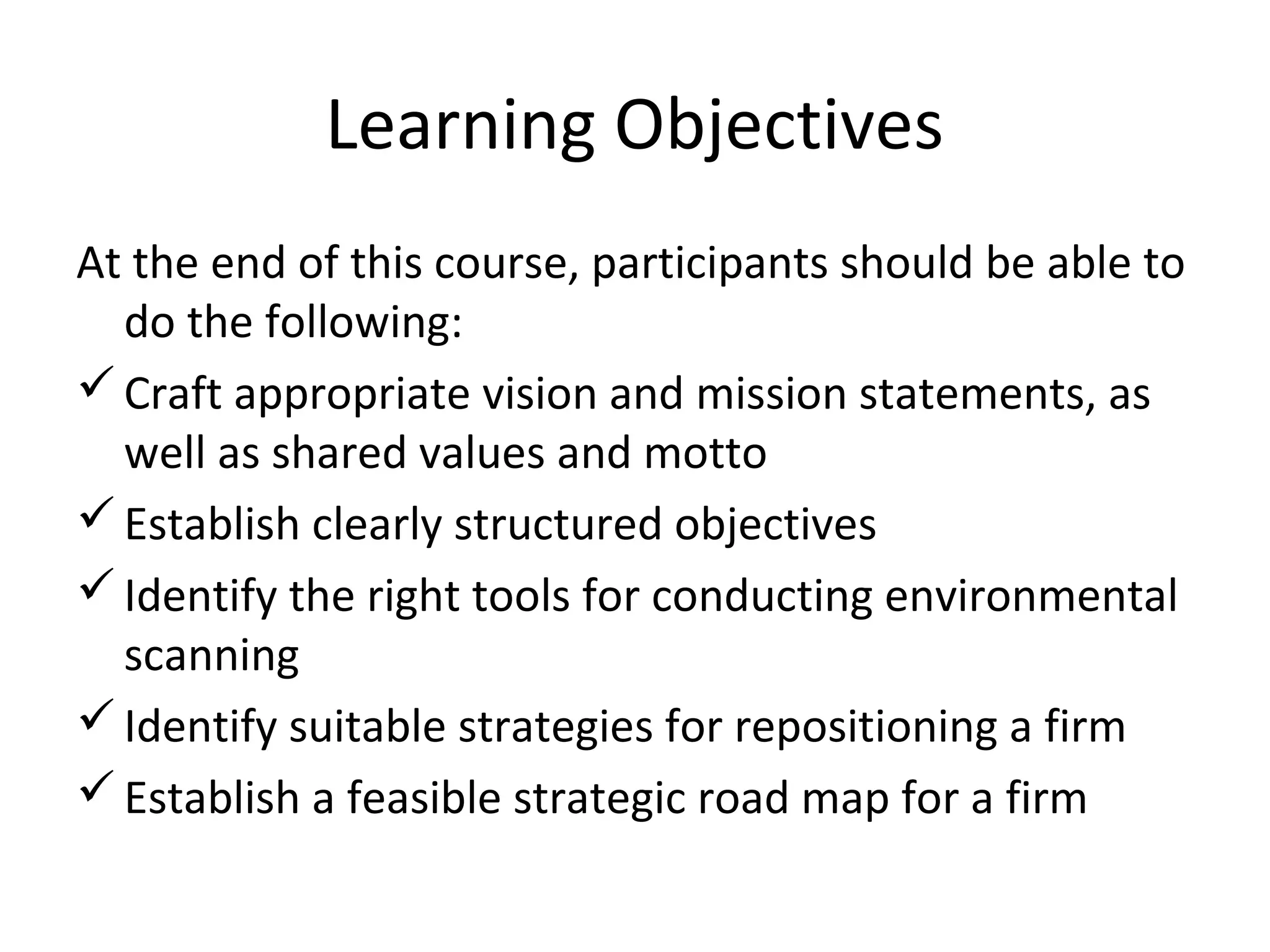 Organisational strategic framework & road map | PPT