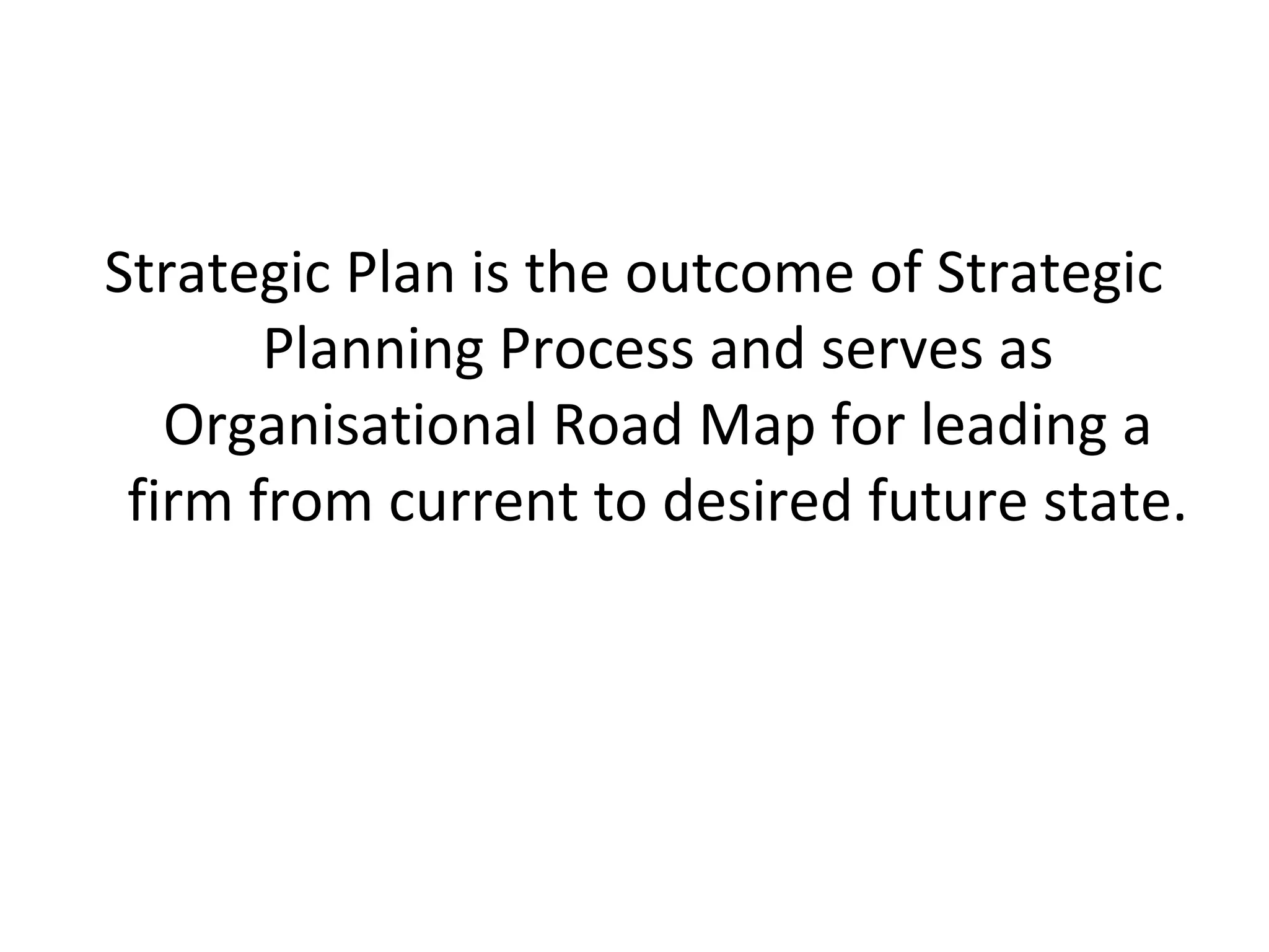 Organisational strategic framework & road map | PPT