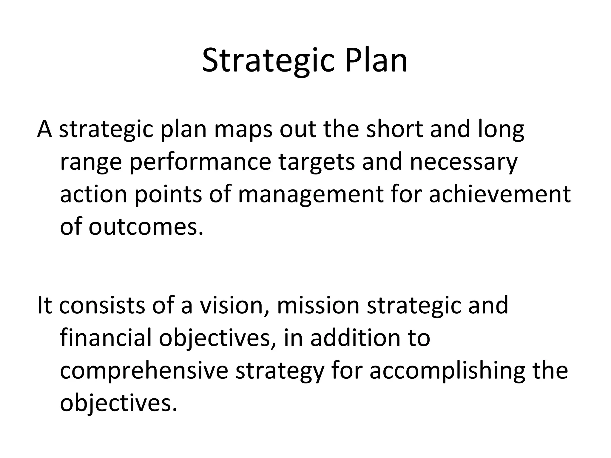 Organisational strategic framework & road map | PPT