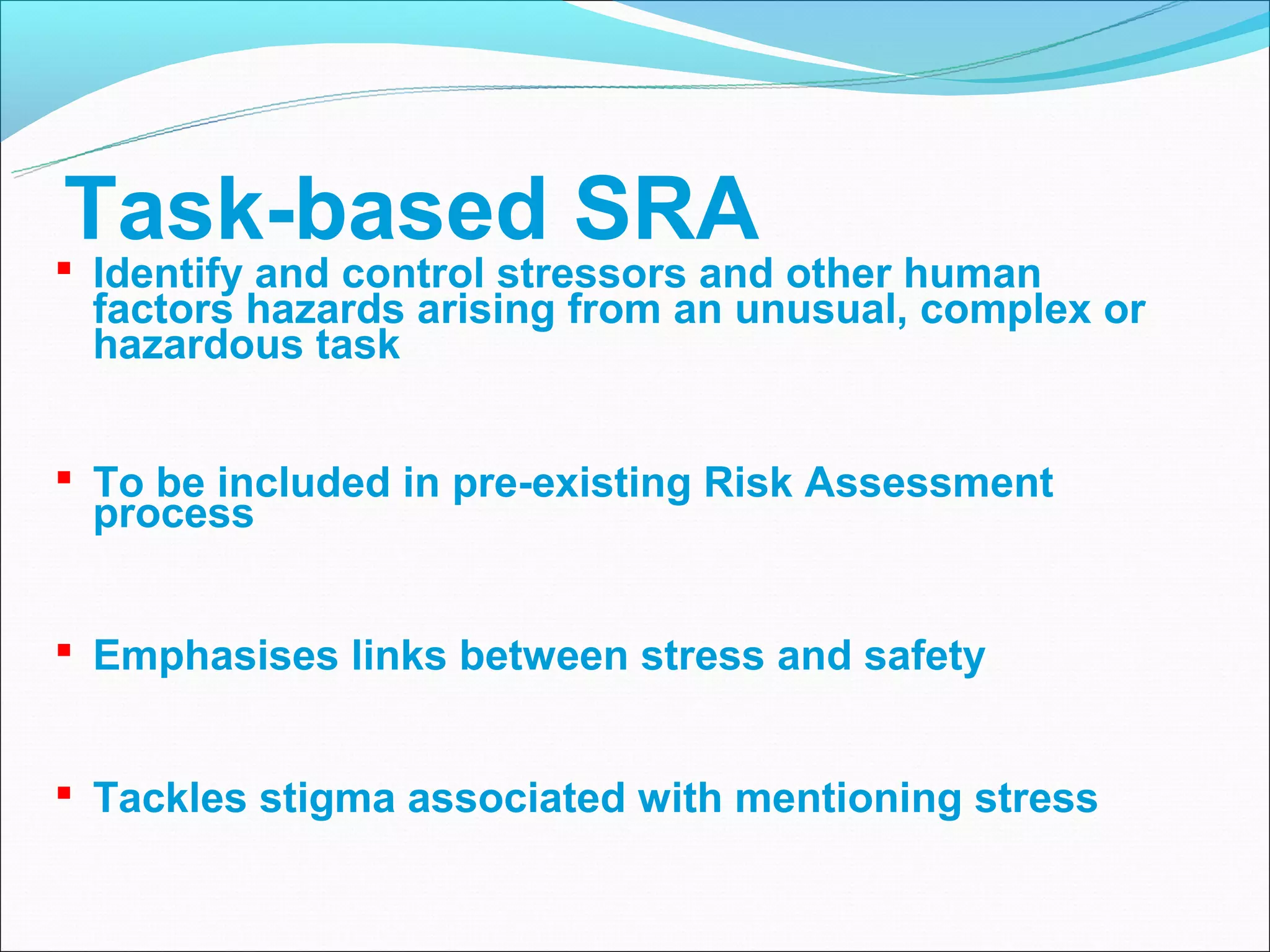 Organisational stress management | PPT