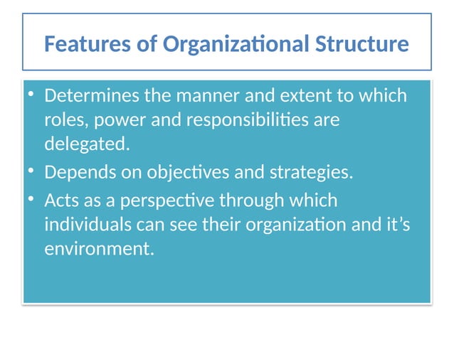 Organisational Structure with advantages and disadvantages. | PPT