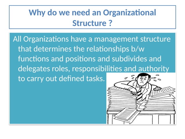 Organisational Structure with advantages and disadvantages. | PPT