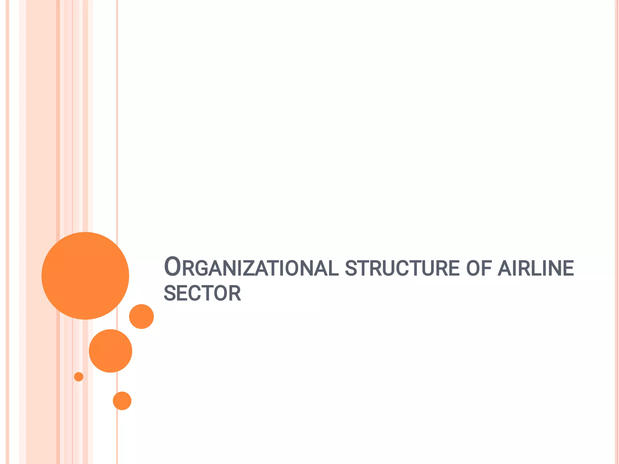 Organisational structure of airline industry | PDF