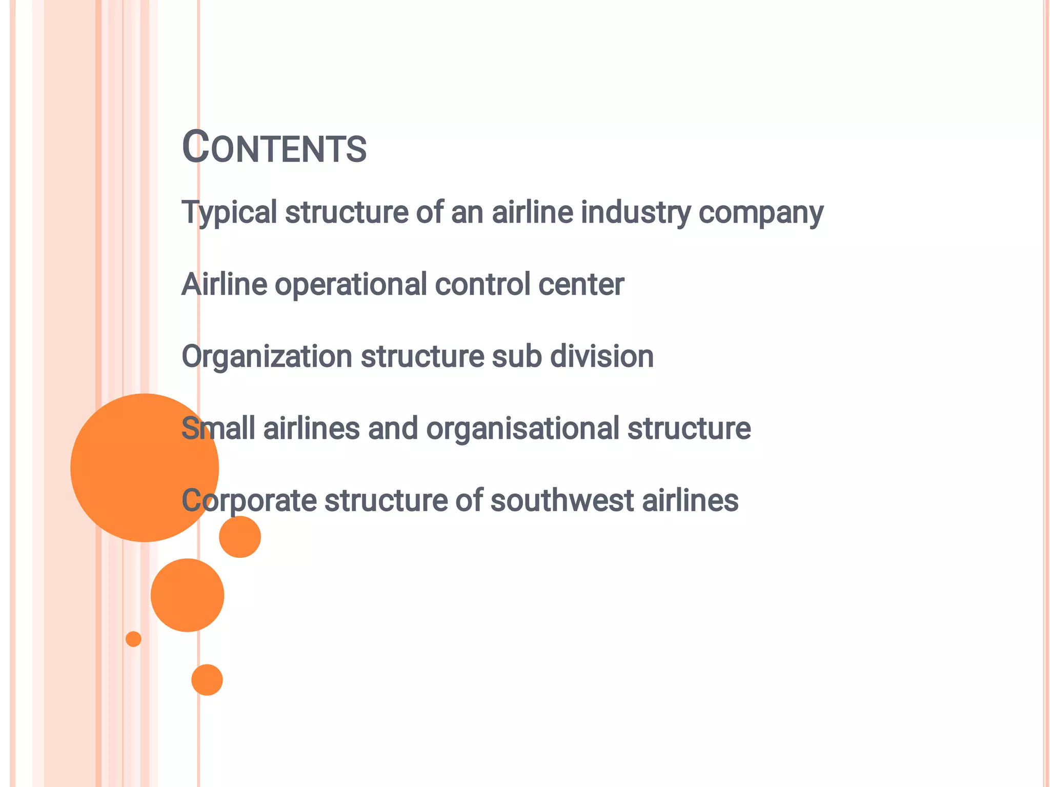 Organisational structure of airline industry | PDF | Air Travel ...