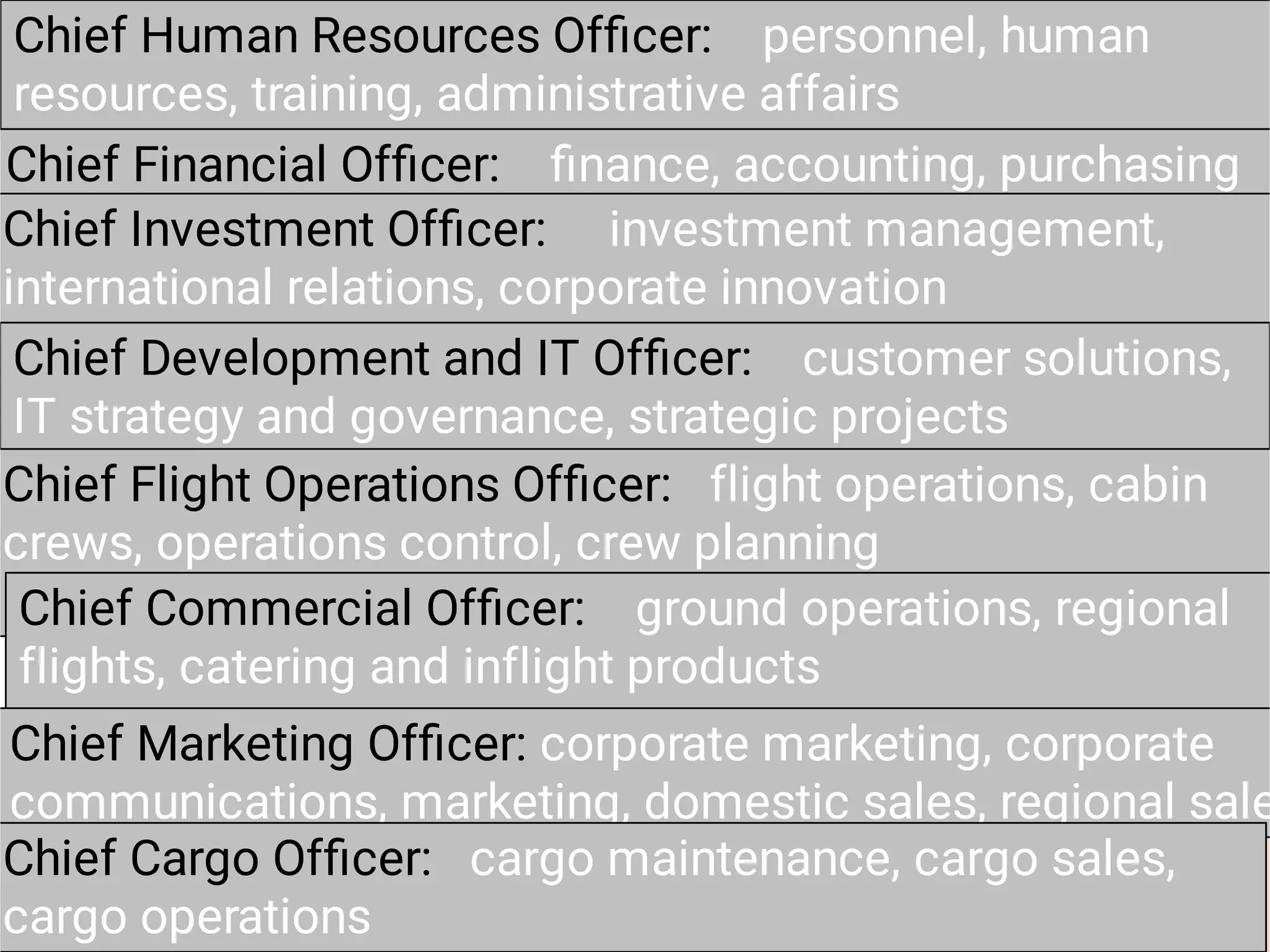 Organisational structure of airline industry | PDF