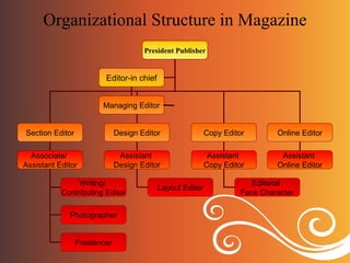 Organisational structure of n & m | PPT