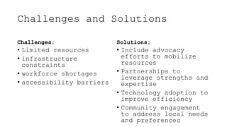 Organisation and Management of Eye Care Programme Service Delivery Models | PPTX