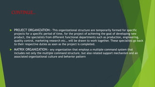 Organisation and types | PPT