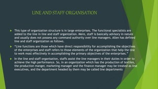 Organisation and types | PPTX