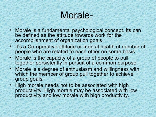 Organisation behaviour