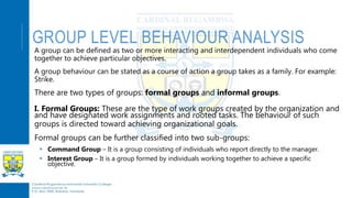 Organisation behaviour | PPT