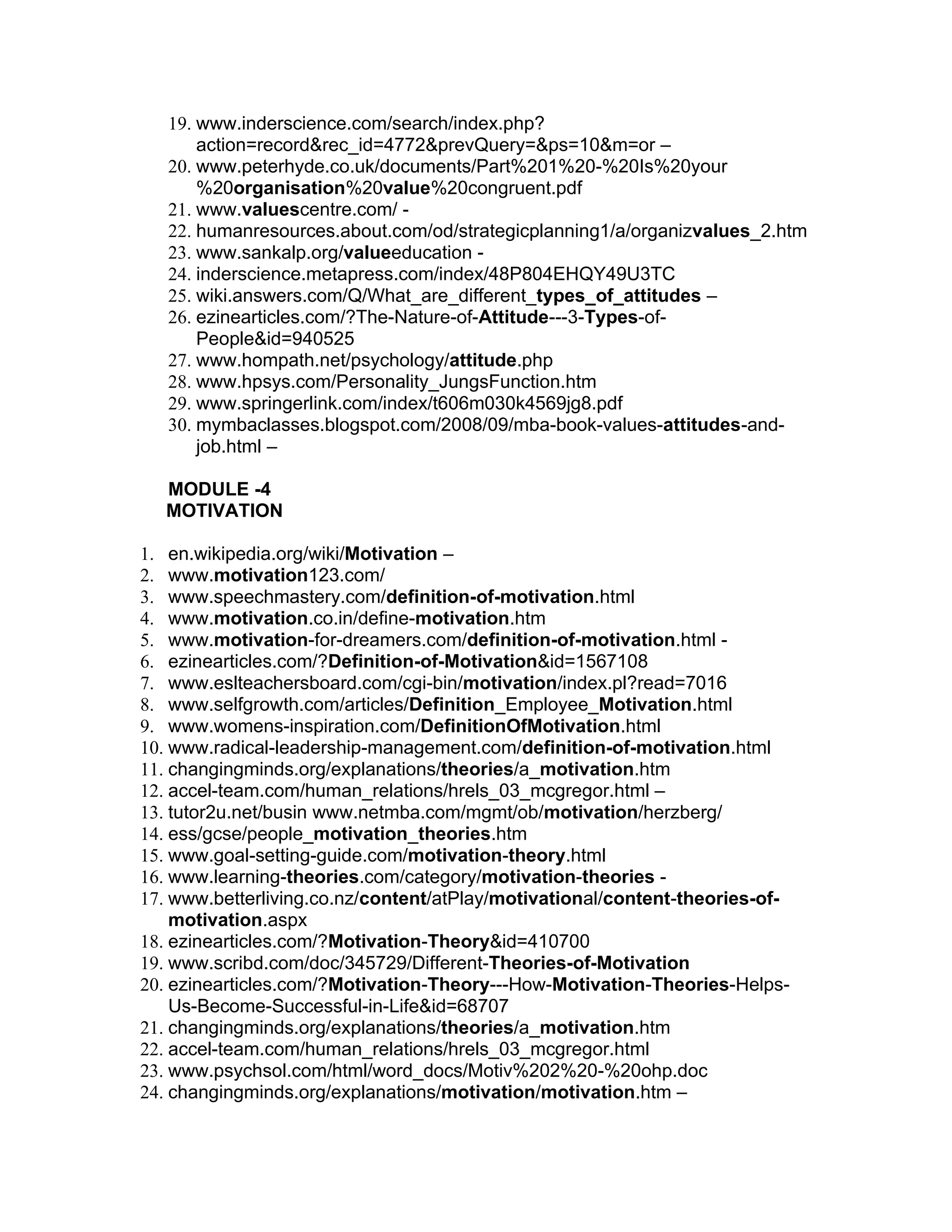 Organisation behaviour 2 | DOC | Professional School | Postgraduate Education