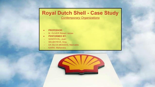 Organisation behavior of shell | PPT