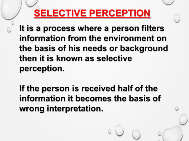 Perceptual Errors (Organization Behavior) | PPTX | Science
