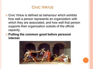 Organisation citizenship behaviour (ocb) | PPTX