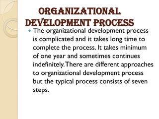 Organisation development | PPTX