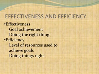 Organisation effectiveness | PPT