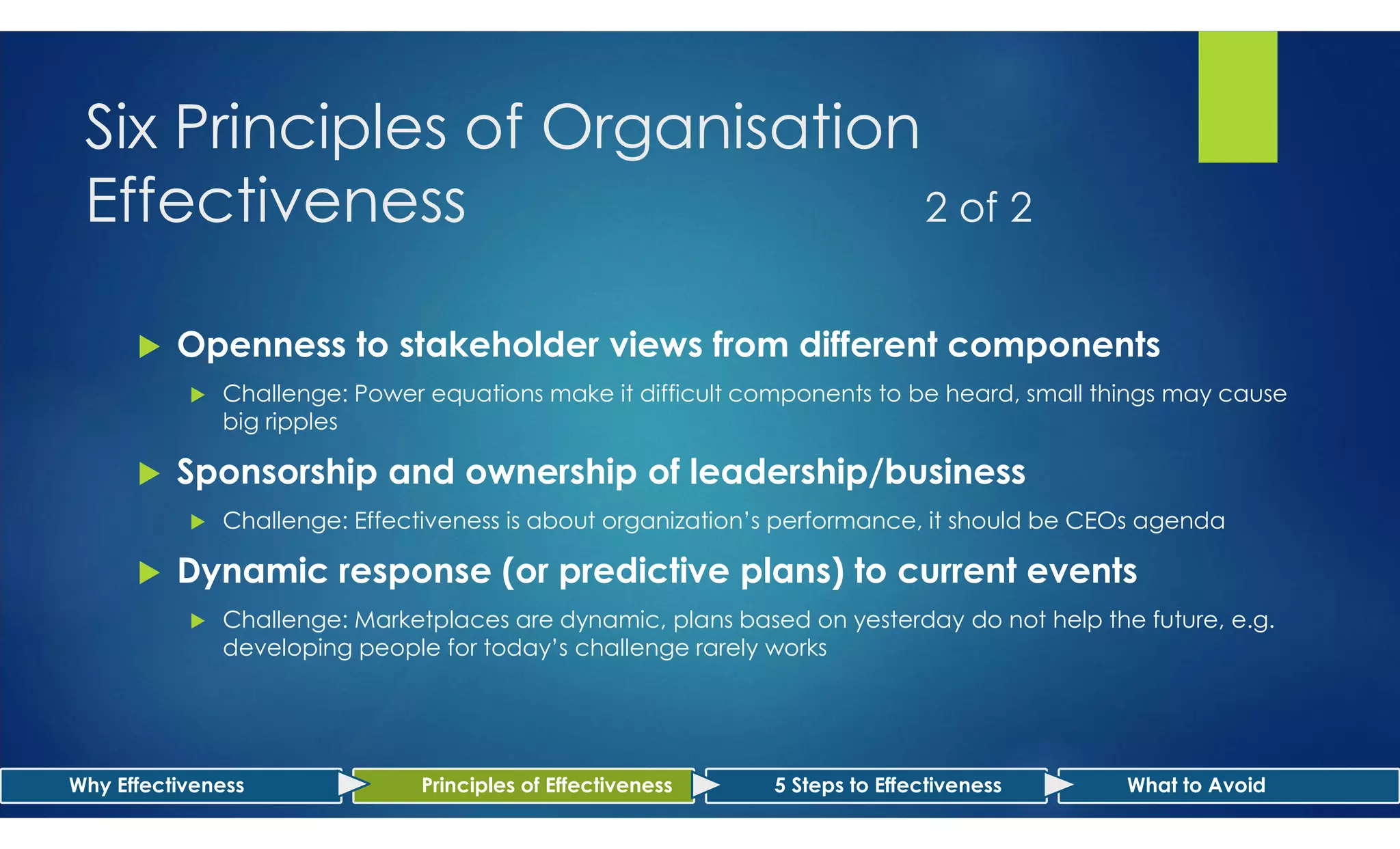 Organisation effectiveness primer and framework for practice | PPT