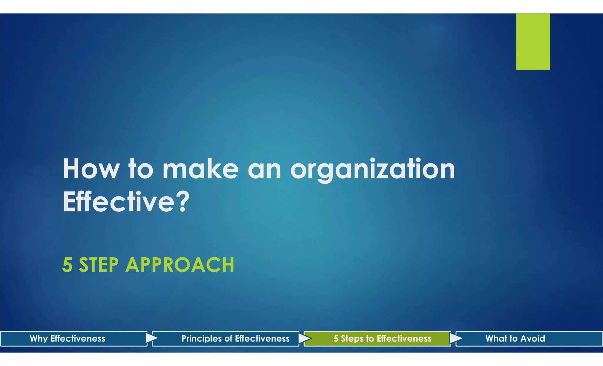 Organisation effectiveness primer and framework for practice | PPT