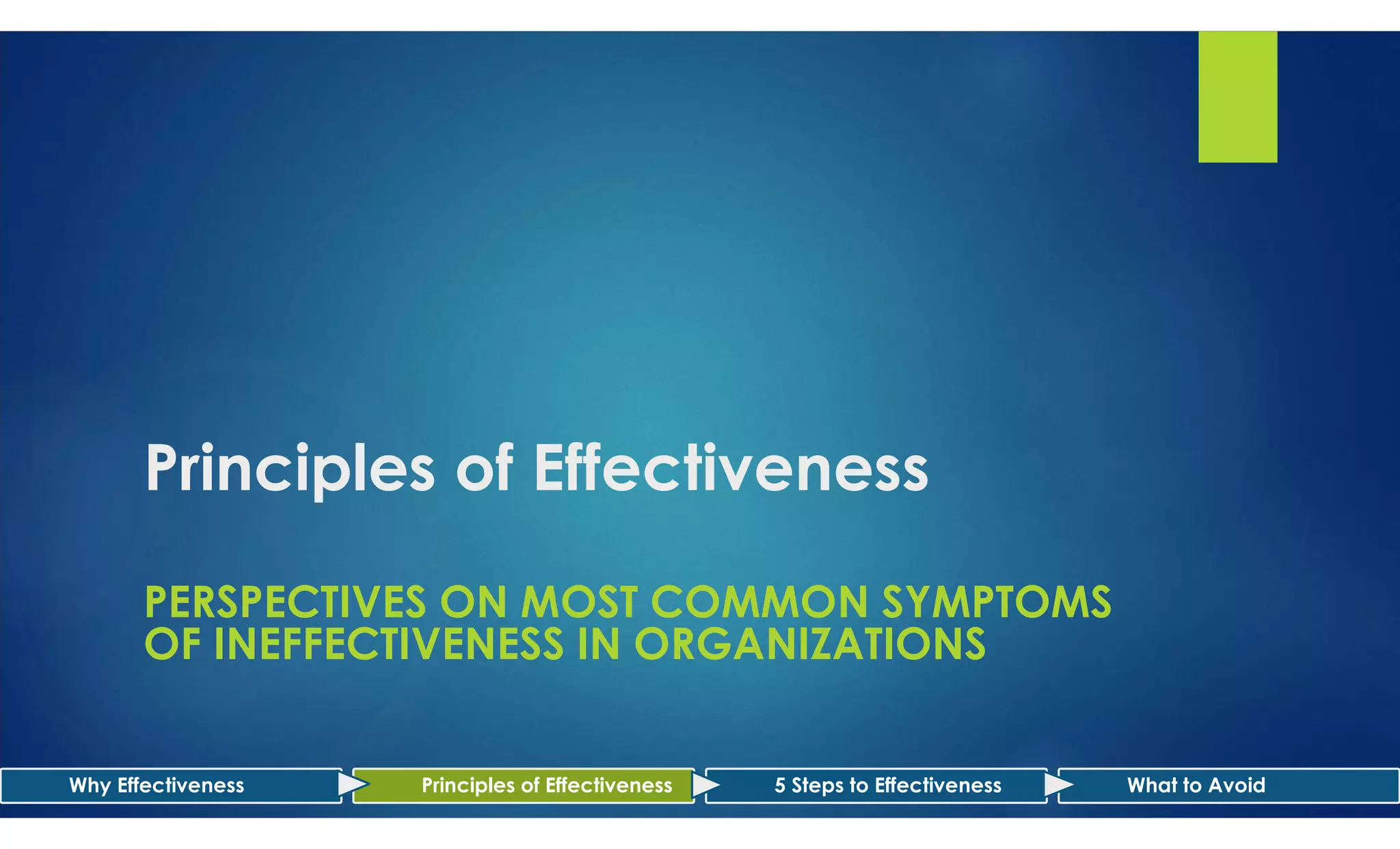 Organisation effectiveness primer and framework for practice | PPT