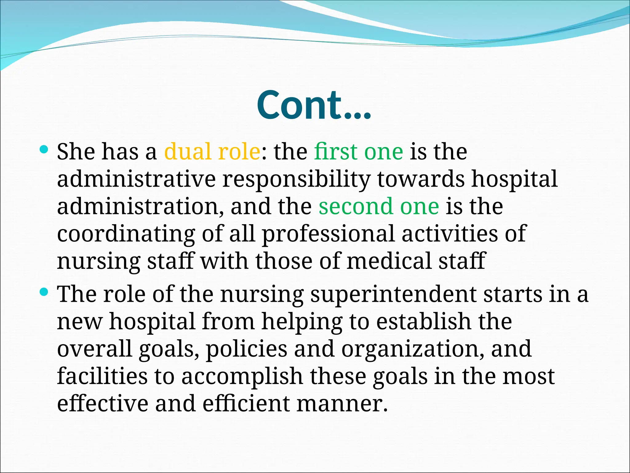 Organization & Function of Nursing services & educationService ...