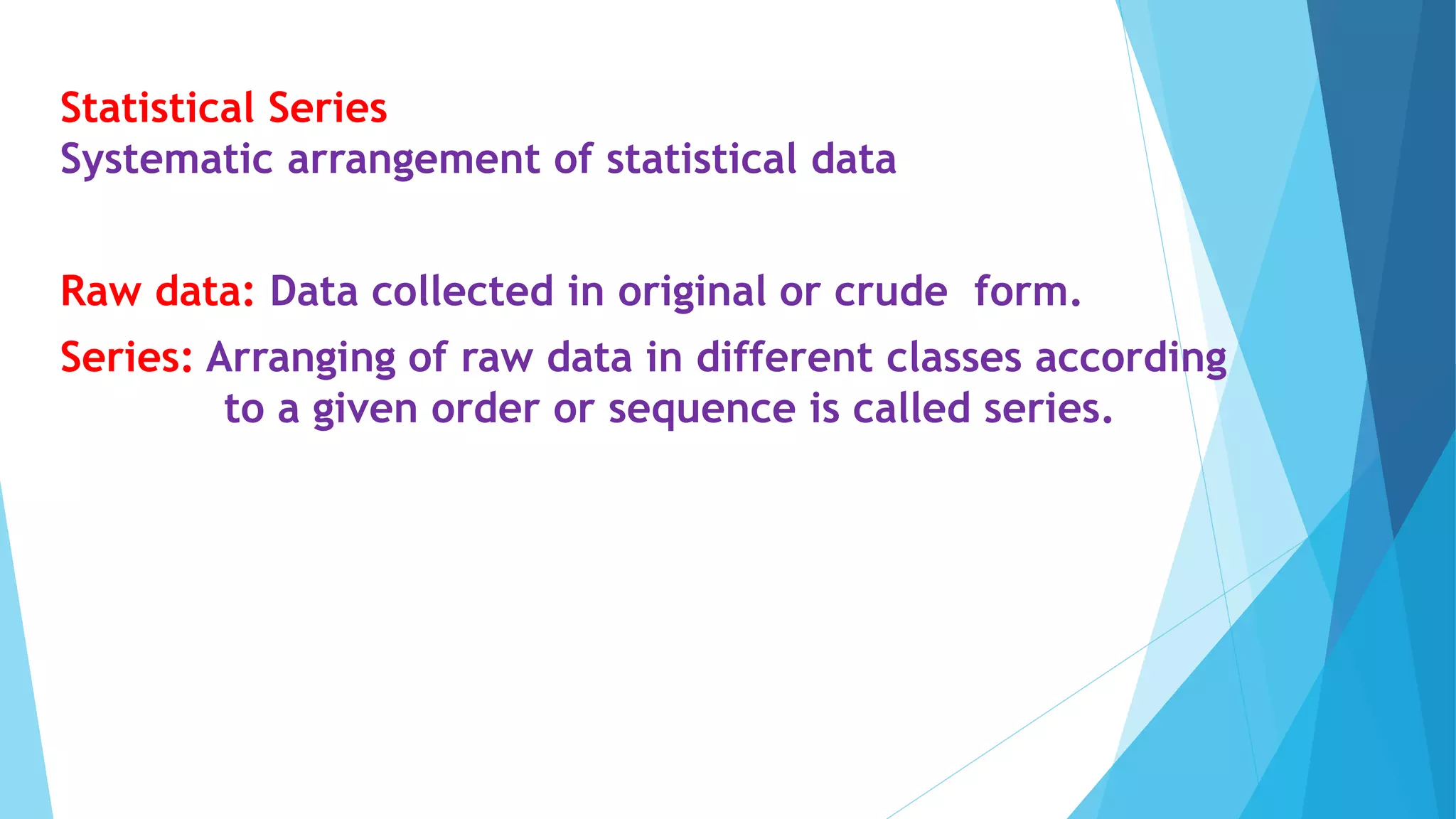 Organisation of Data | PDF